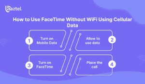 How To Facetime Without WiFi Using Cellular Data | Baztel